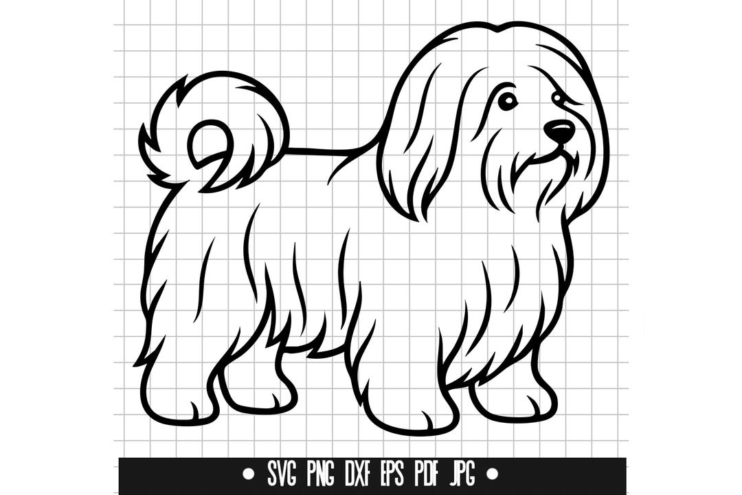 Coton De Tulear SVG, Coton De Tulear PNG, Coton De Tulear DXF, Coton De ...