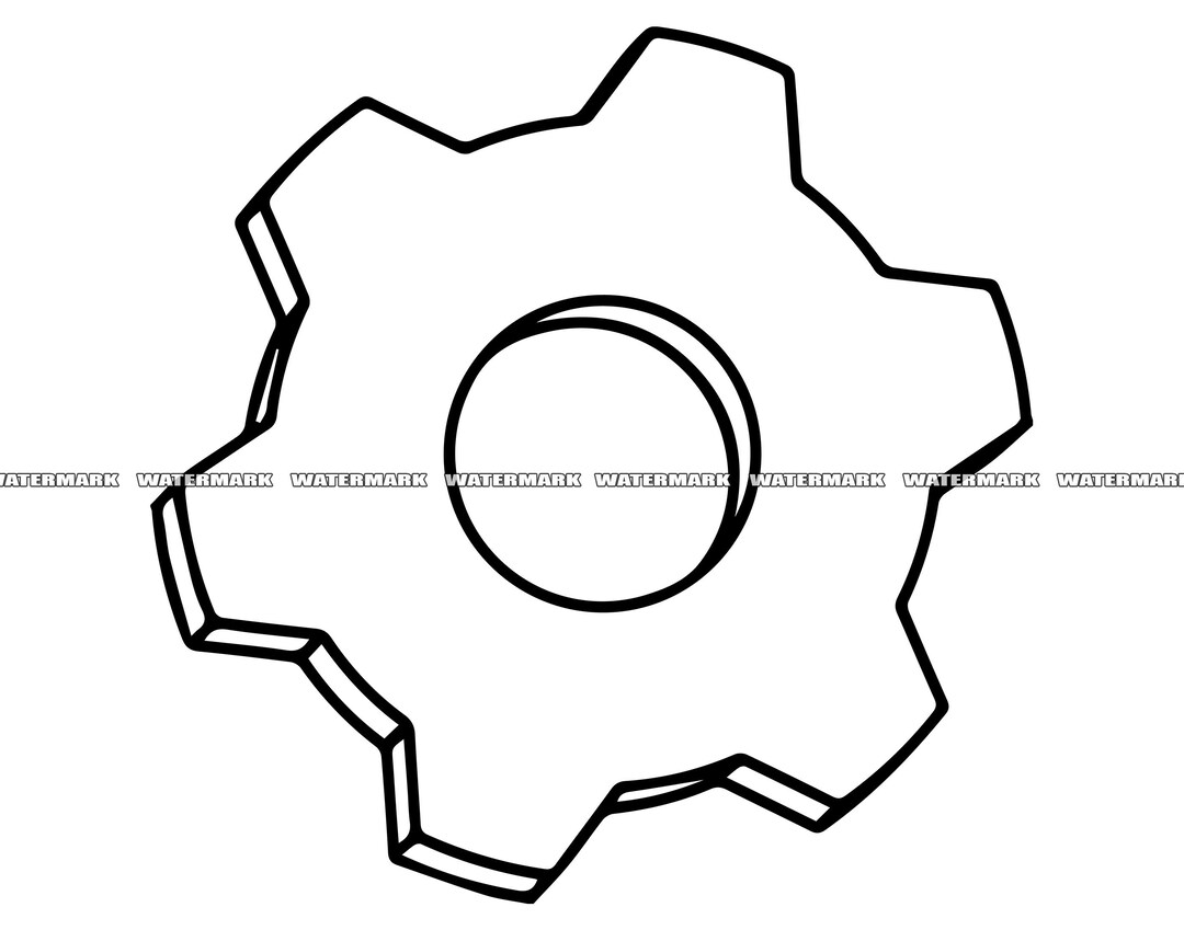 Gear SVG Gear Cut File Gear DXF Gear PNG Gear Clipart - Etsy Australia