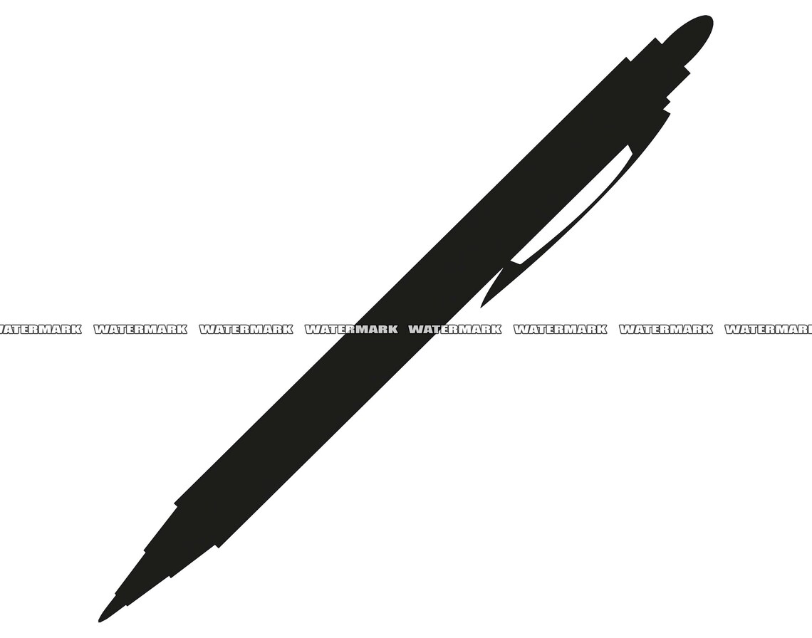 Pen SVG 1 Pen Cut File Pen DXF Pen PNG Pen Clipart Pen - Etsy Canada
