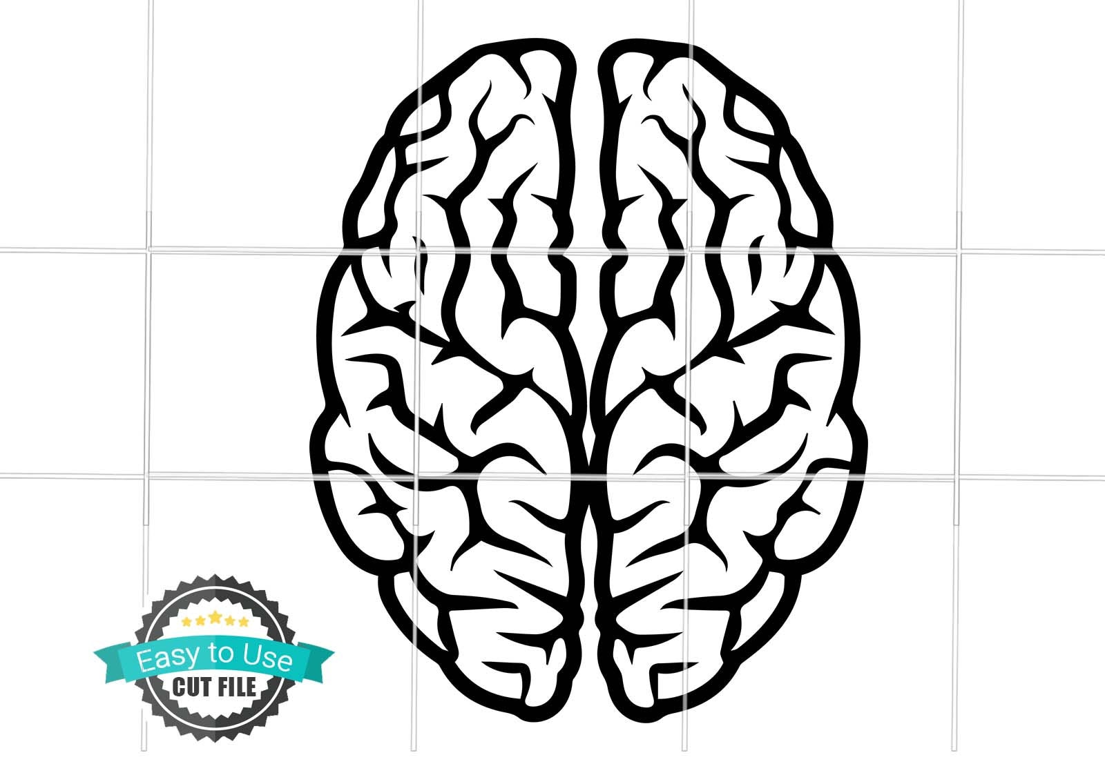 Cerebro SVG # 5 Cerebro DXF, Cerebro PNG, Clipart cerebral, Silueta ...