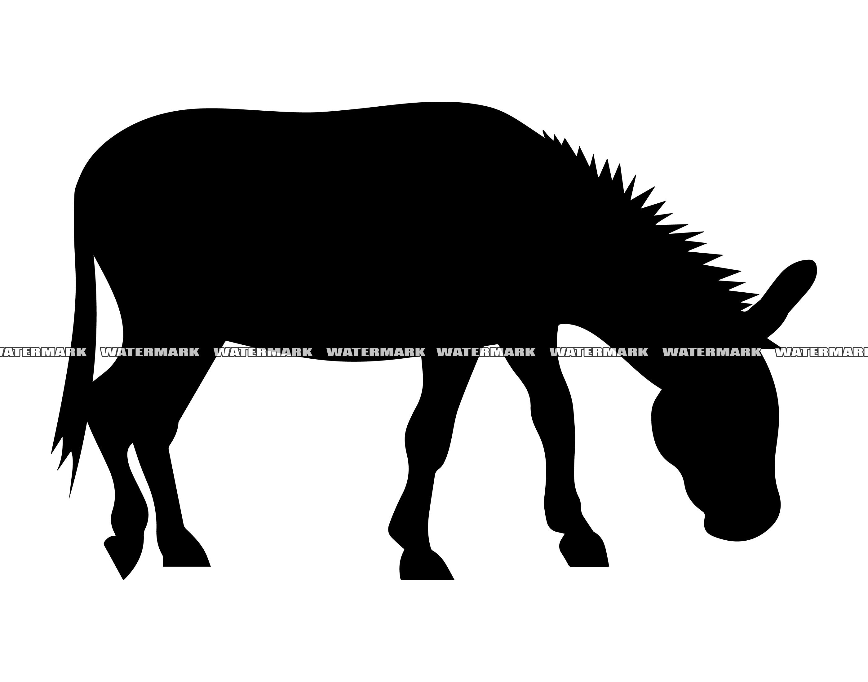 Donkey SVG Donkey Cut File Donkey DXF Donkey PNG Donkey - Etsy Canada