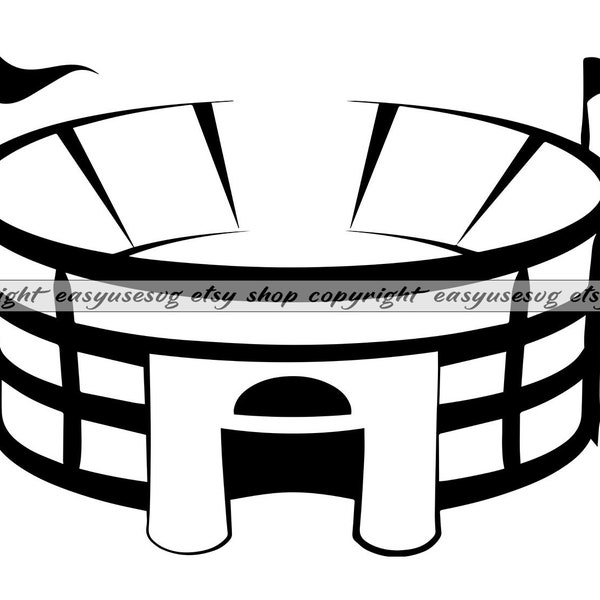 Stadium Cut Files - Etsy