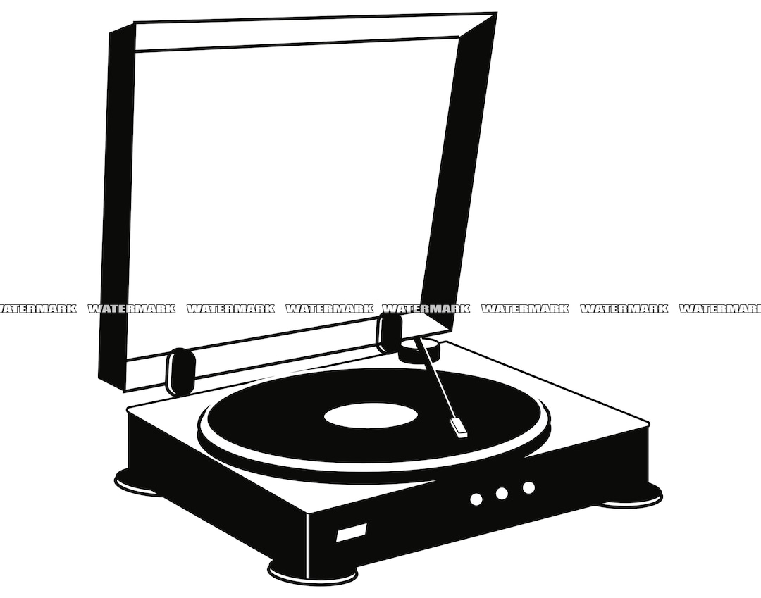 Turntables SVG Turntables Cut File Turntables DXF - Etsy