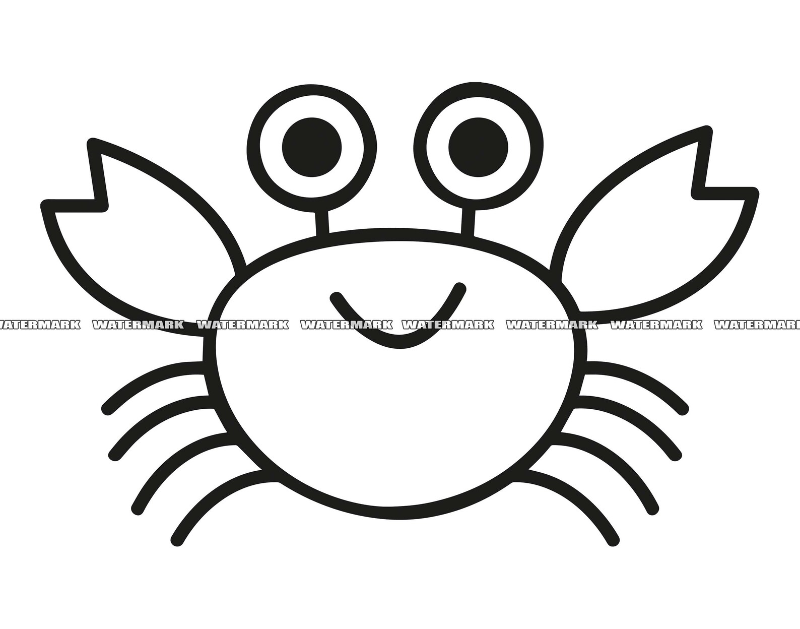 Cute Crab SVG, Crab Svg, Crab Cut File, Crab DXF, Crab PNG, Crab ...