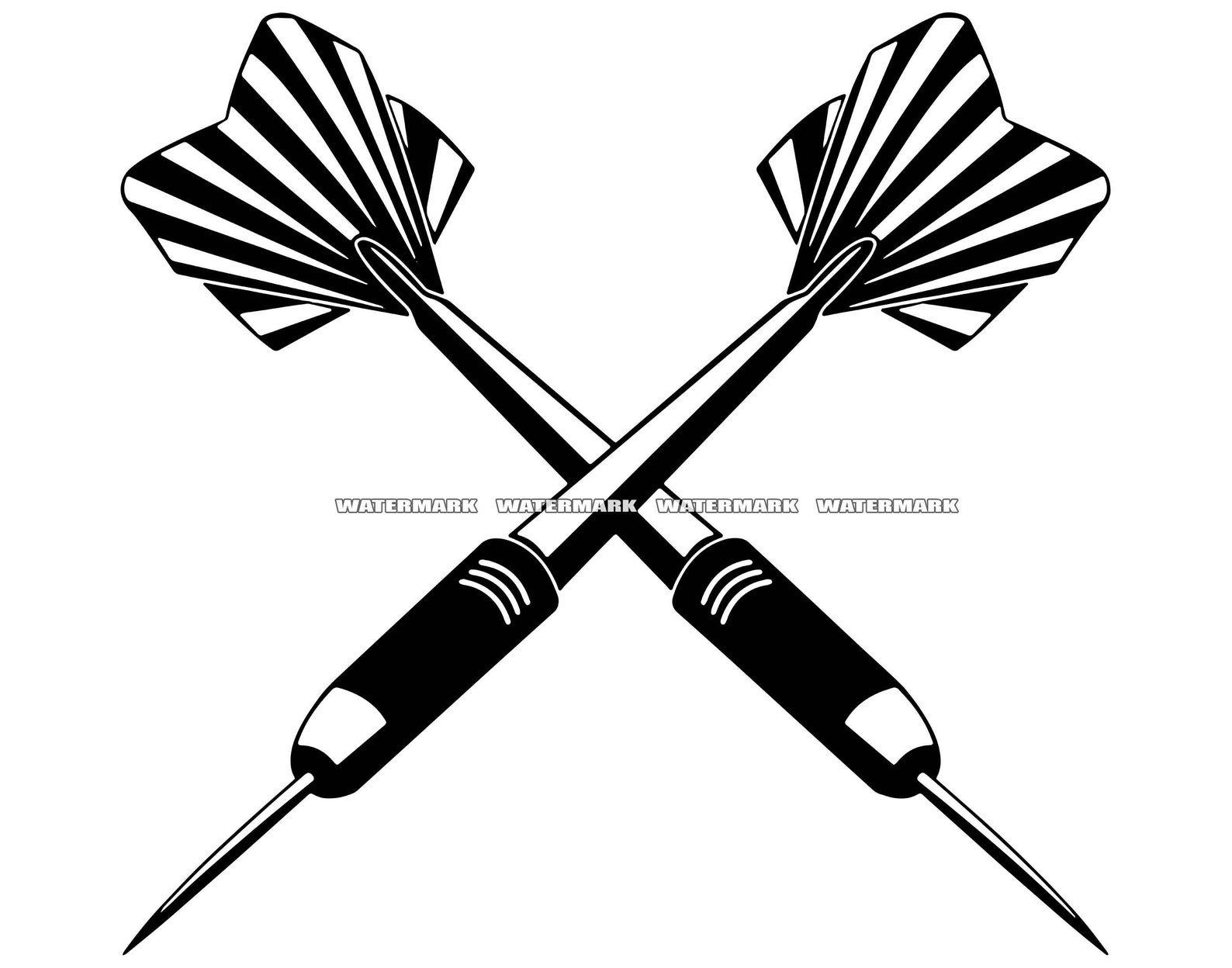 Darts SVG Dartboad SVG Dart Game SVG 2 Darts Dxf Darts - Etsy