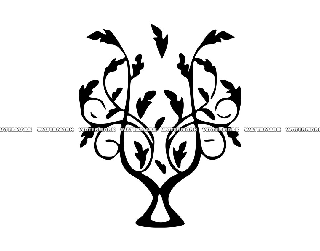 Simple Tree SVG 3 Simple Tree Cut File Simple Tree DXF - Etsy