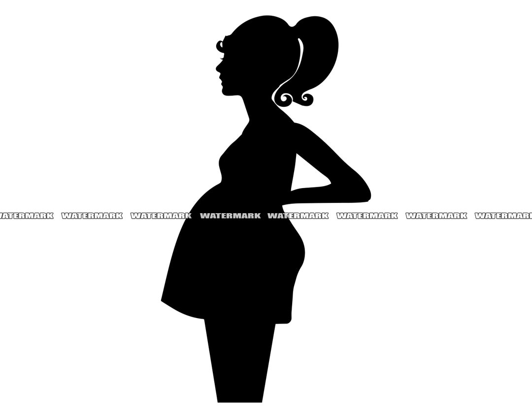Pregnant Woman Svg Pregnant Woman Cut File Pregnant Woman Dxf
