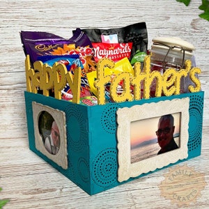Fathers Day Treat Boxes, Self Assembly Fillable Boxes for Fathers Day ...