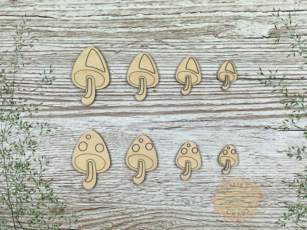 Fairy Garden Toadstools, 10 Pack, 2 Options, Dolls House Accessories ...