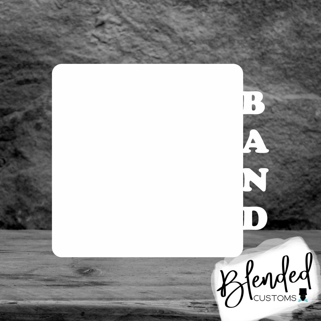 Band Sublimaiton Photo Blank, Sublimation Blanks, Band Photo MDF Blank ...
