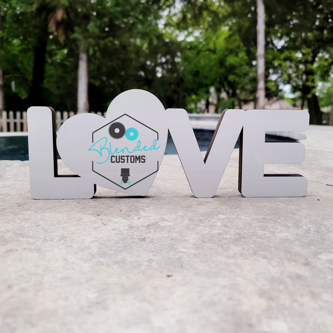 Love Sublimation Blank, Love Sublimation Blanks, MDF Blanks, MDF Blank ...