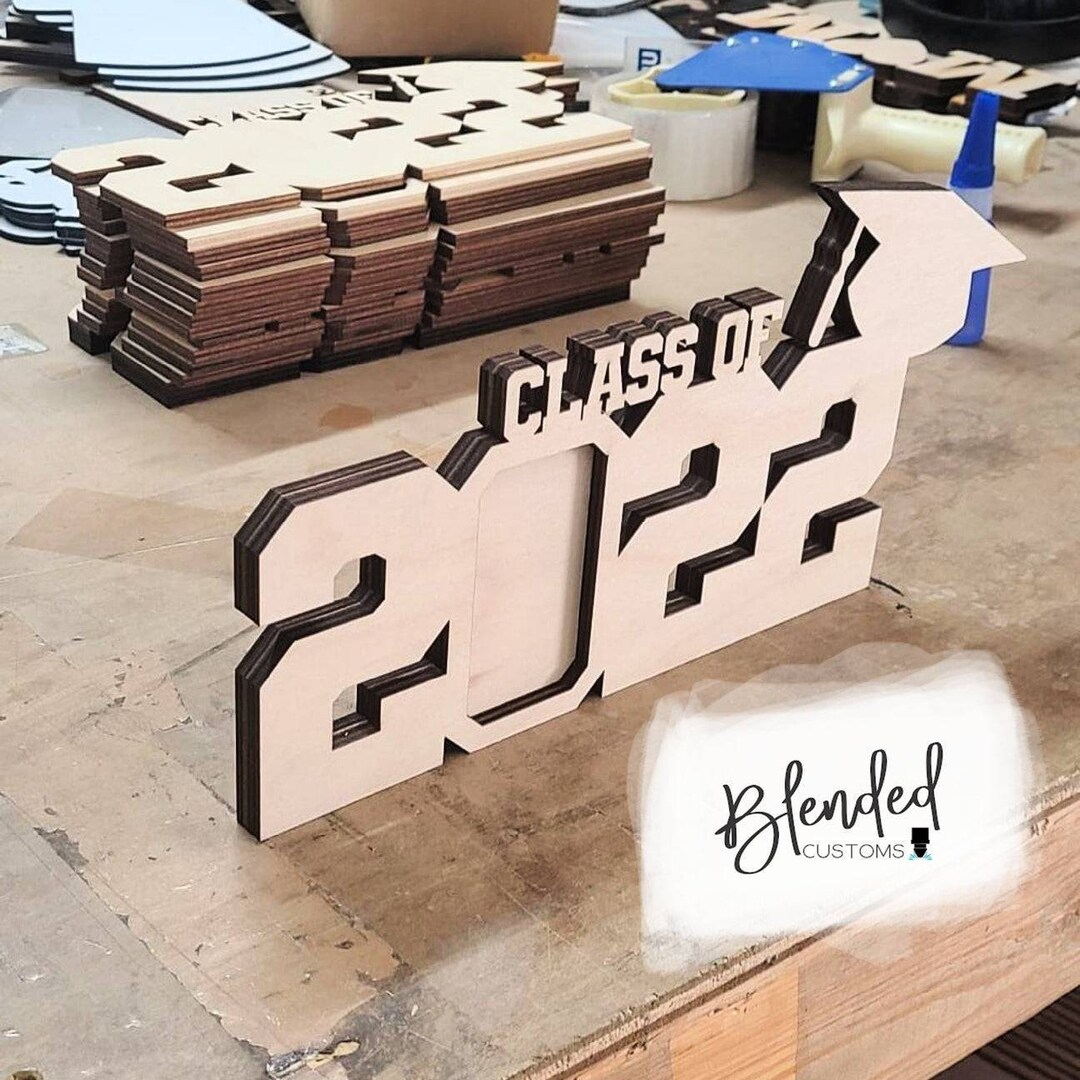 Sublimation Wood Trimmed Graduation Year Unisub® Blank | Sublimation ...