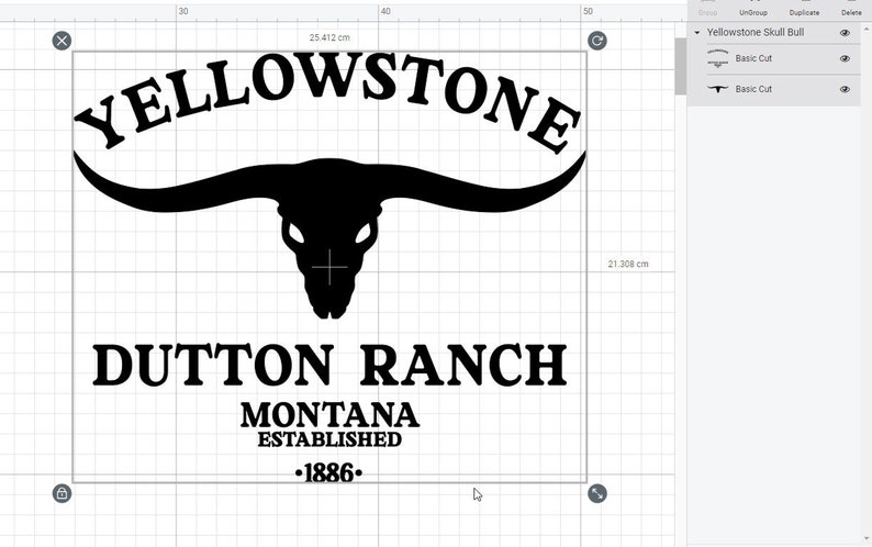 Yellowstone Svg Yellowstone Skull Bull Dutton Ranch Svg Etsy