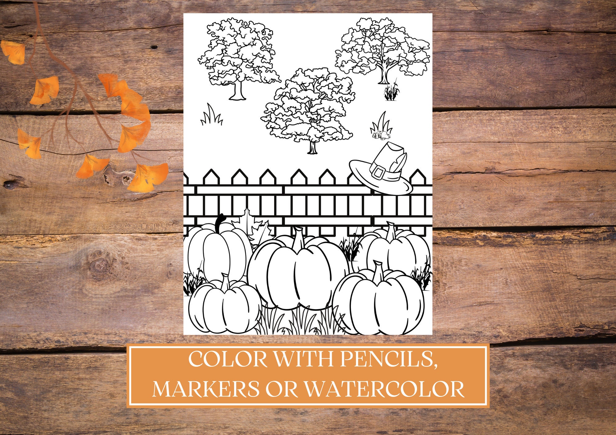 Thanksgiving Coloring Book Printable Thanksgiving Coloring - Etsy
