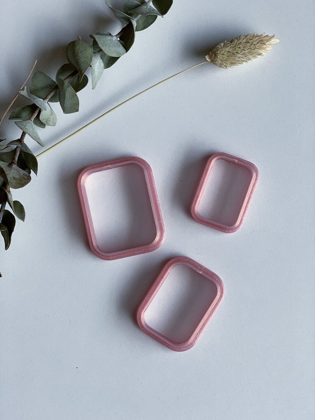 Rounded Rectangle Polymer Clay Cutter, 3D Printed Clay Cutters, Shape ...