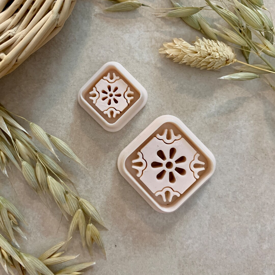 Daisy Tile Polymer Clay Cutter, Releve Cutter Collection, Tile Style ...