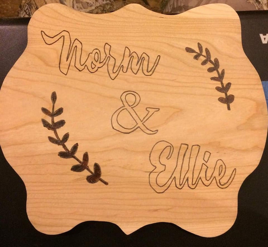 Custom Pyrography Sign - Etsy
