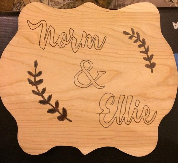 Custom Pyrography Sign - Etsy