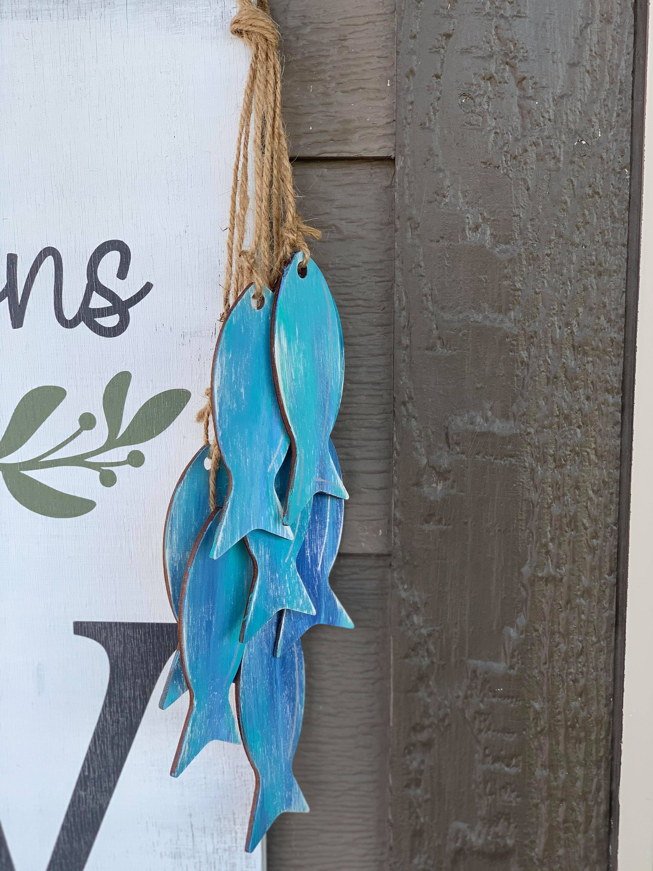 Hanging Fish-Beachy-Fish-Cute-Decor | Etsy