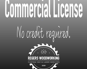 Commercial Use License With No Credit Required - Etsy