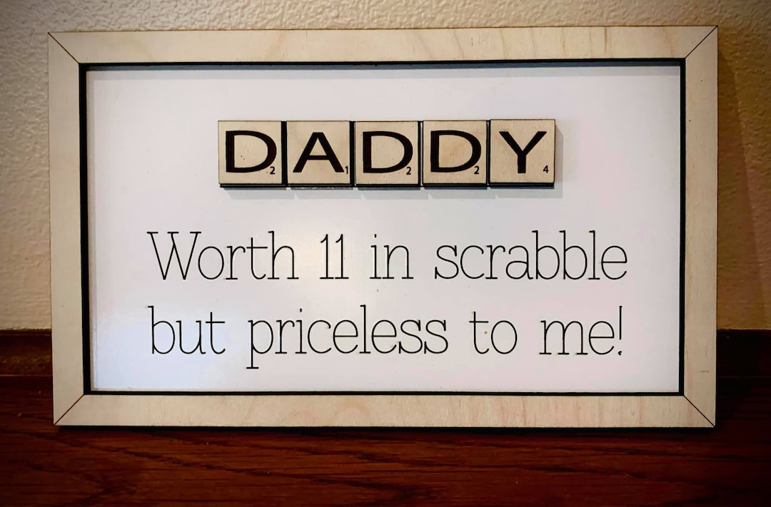 Father's Day Scrabble Signs-meaningful-dad-daddy-father-grandpa-papa ...