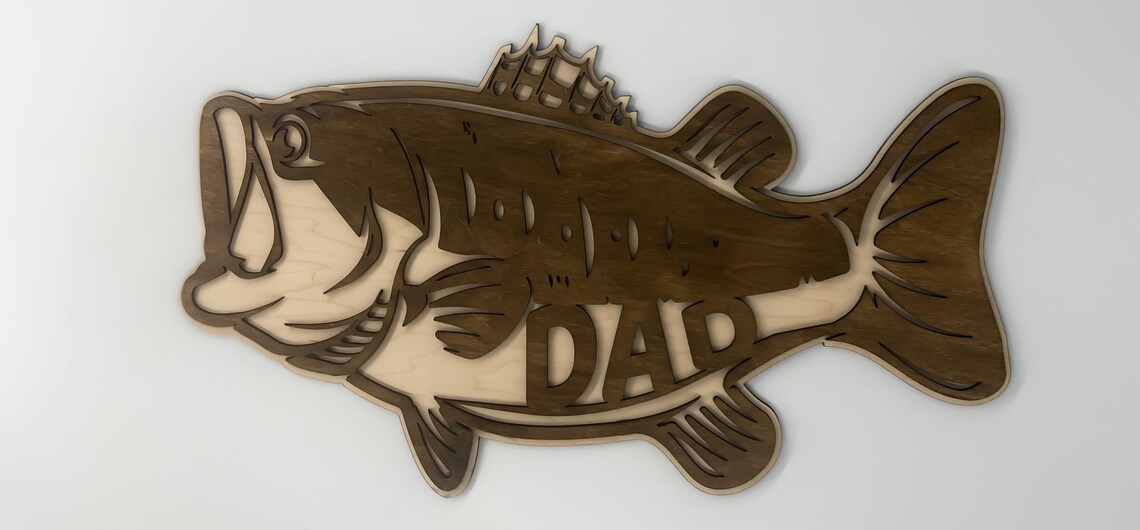 Bass Father's Day sign-Dad-Grandpa-Uncle-Papa-Blank one | Etsy