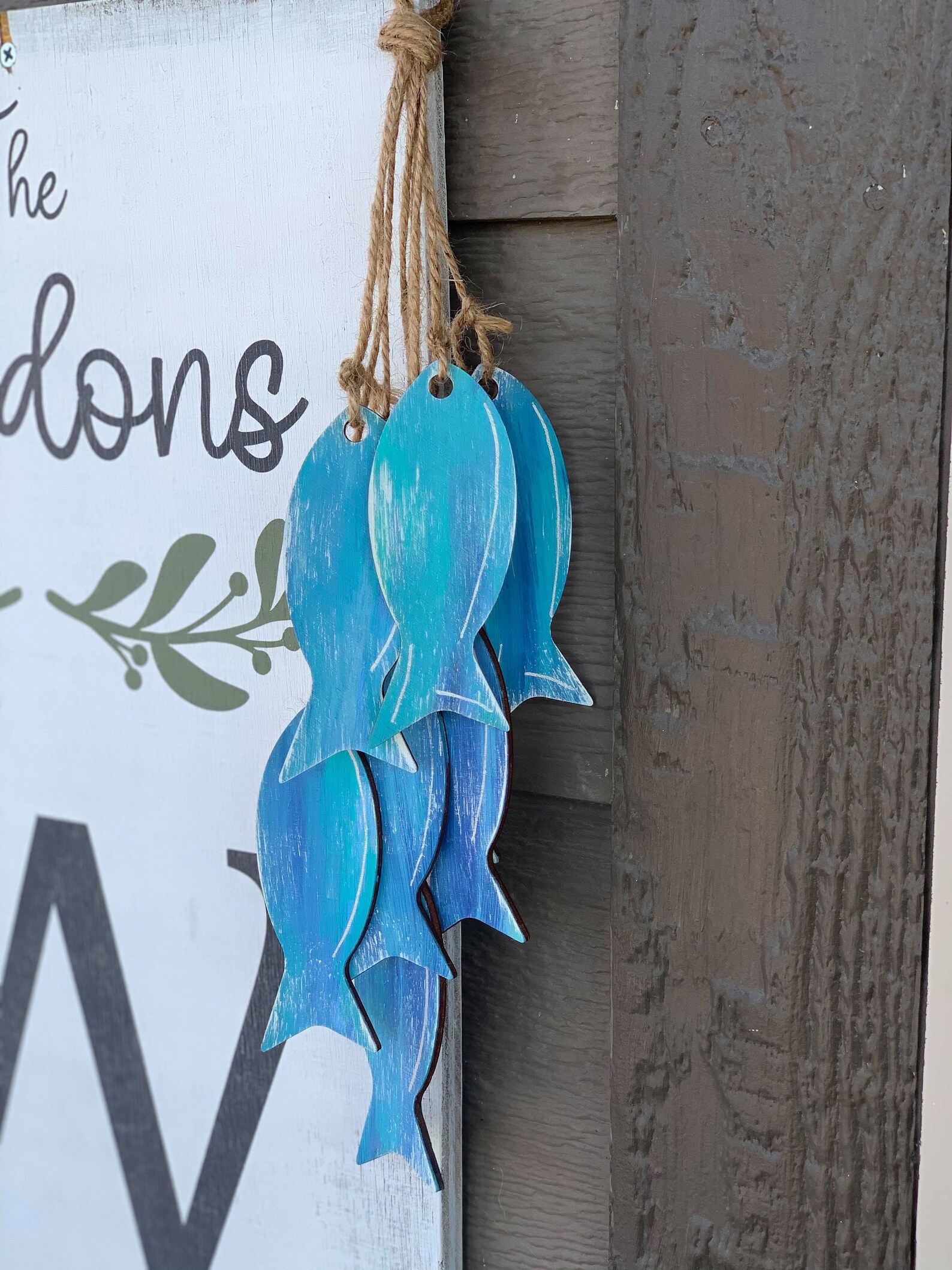 Hanging Fish-Beachy-Fish-Cute-Decor | Etsy