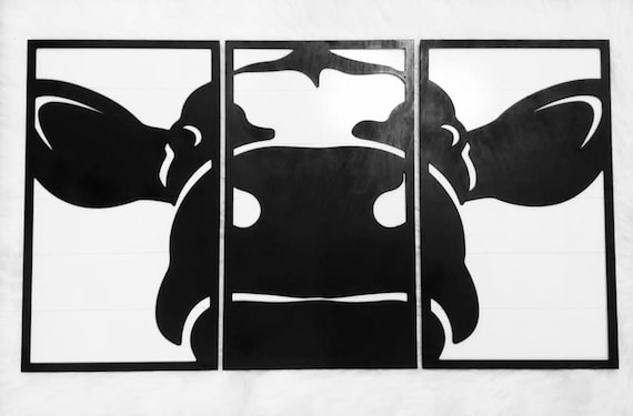 Cow Wall Decor-set of 2-digital - Etsy