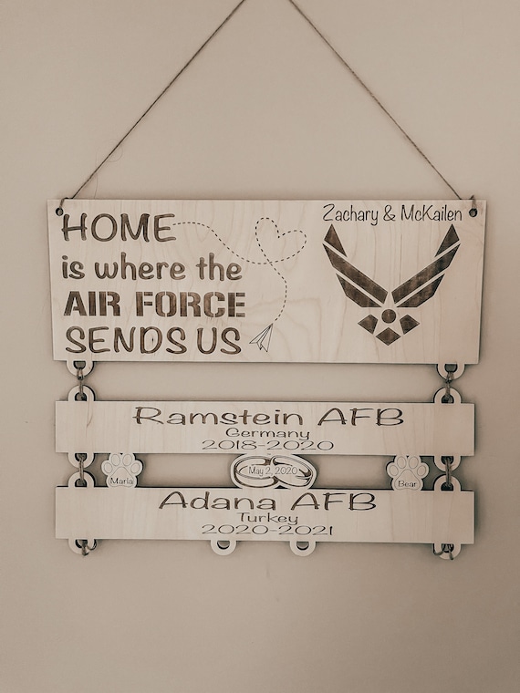 Air Force Military Base Sign-custom-digital | Etsy