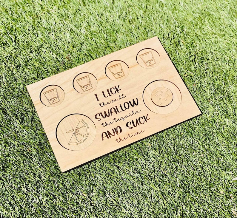 Tequila Shot Board 2.0-digital Download-glowforge-laser-svg - Etsy
