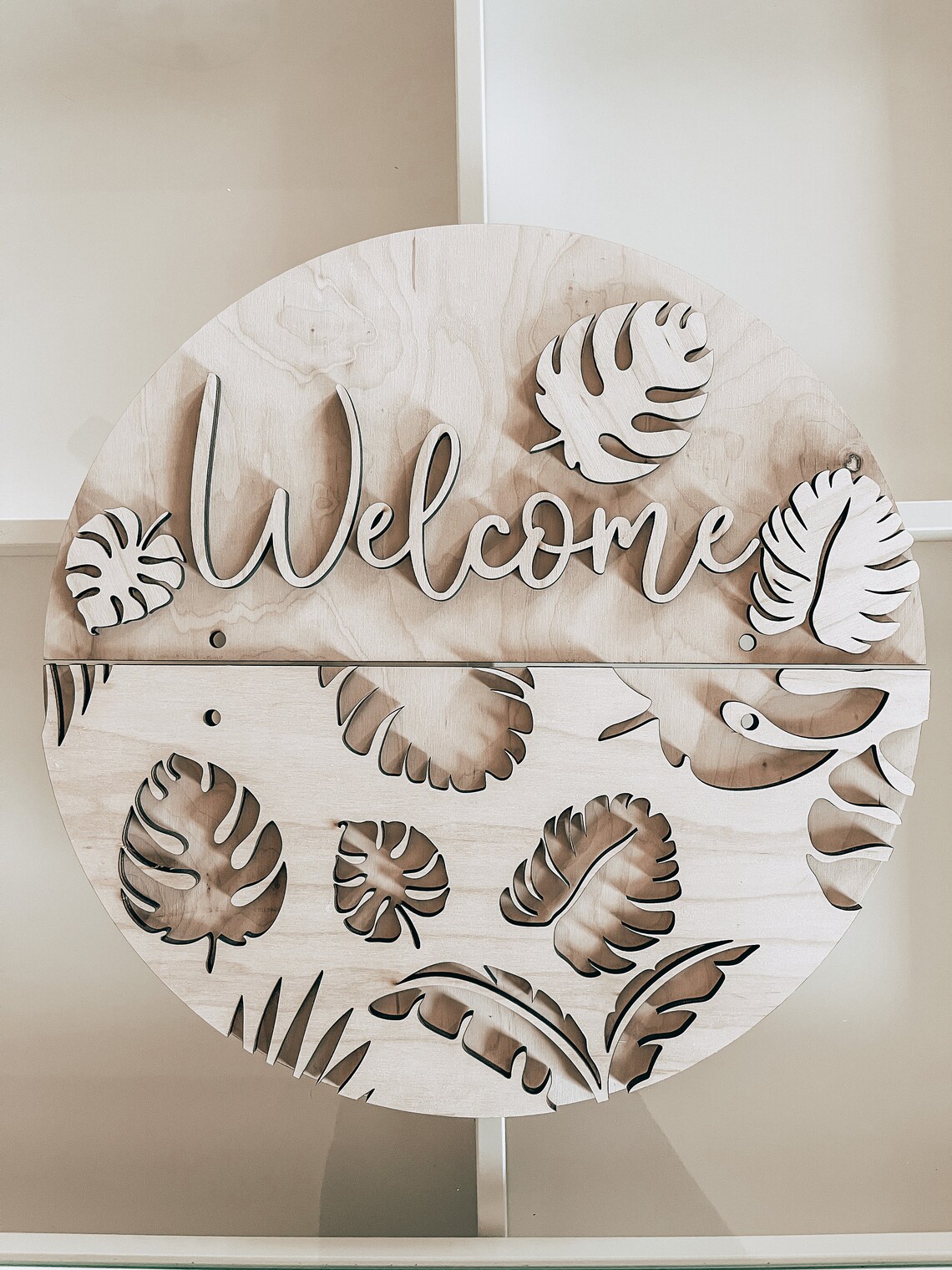 Tropical Door Hanger-cute-tropical-large Sign-all Glowforges-sign-2 ...