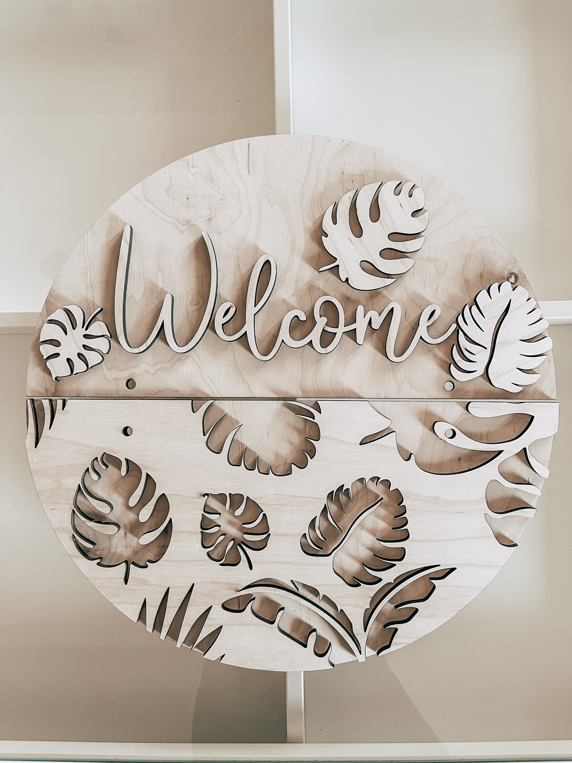 Tropical Door Hanger-cute-tropical-large Sign-all | Etsy