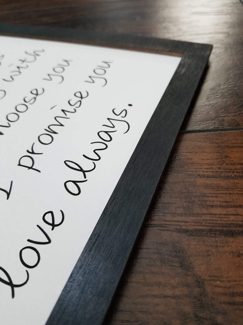 Vow Sign With Frame-couples-cute-large-with Trim-love-digital Download ...