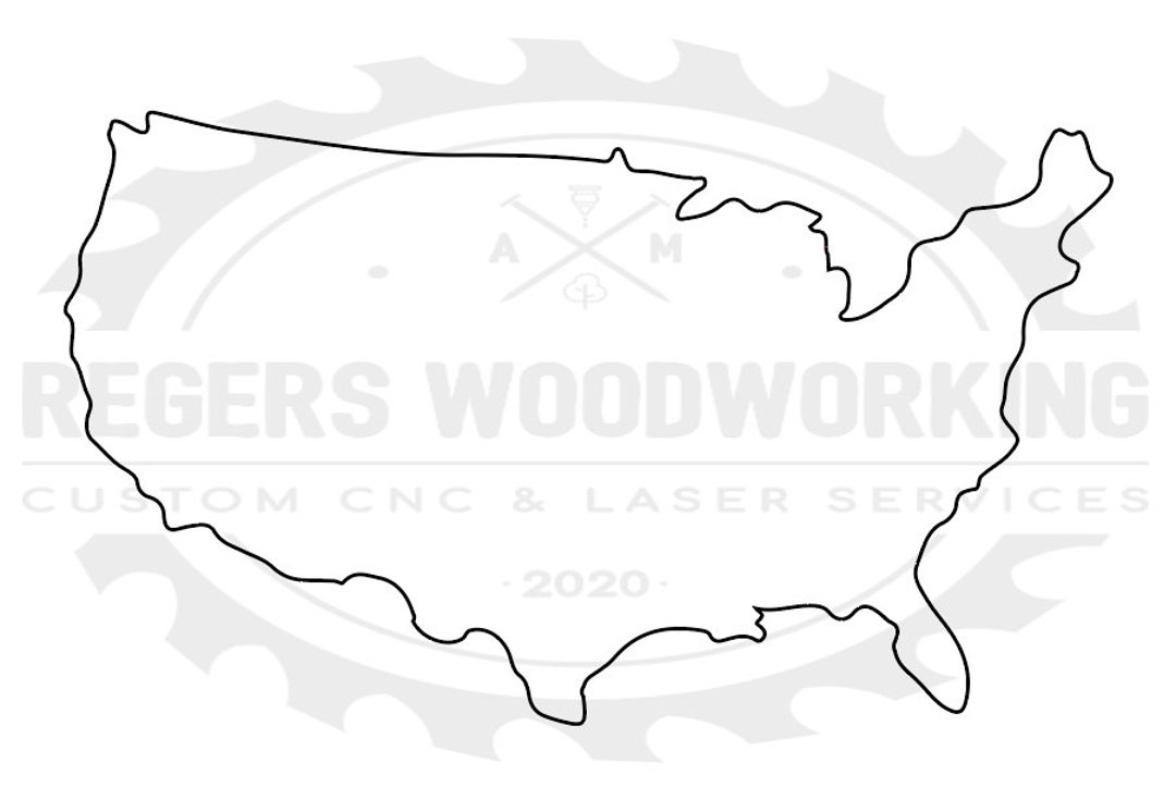 United States-digital Download-glowforge-laser-svg - Etsy