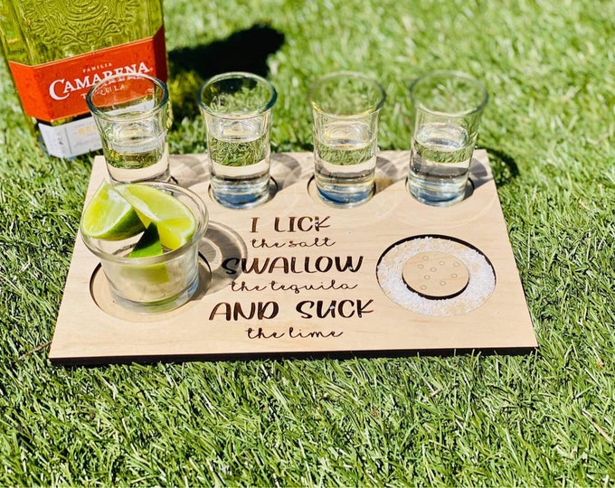 Tequila Shot Board-digital Download-glowforge-laser-svg - Etsy Canada