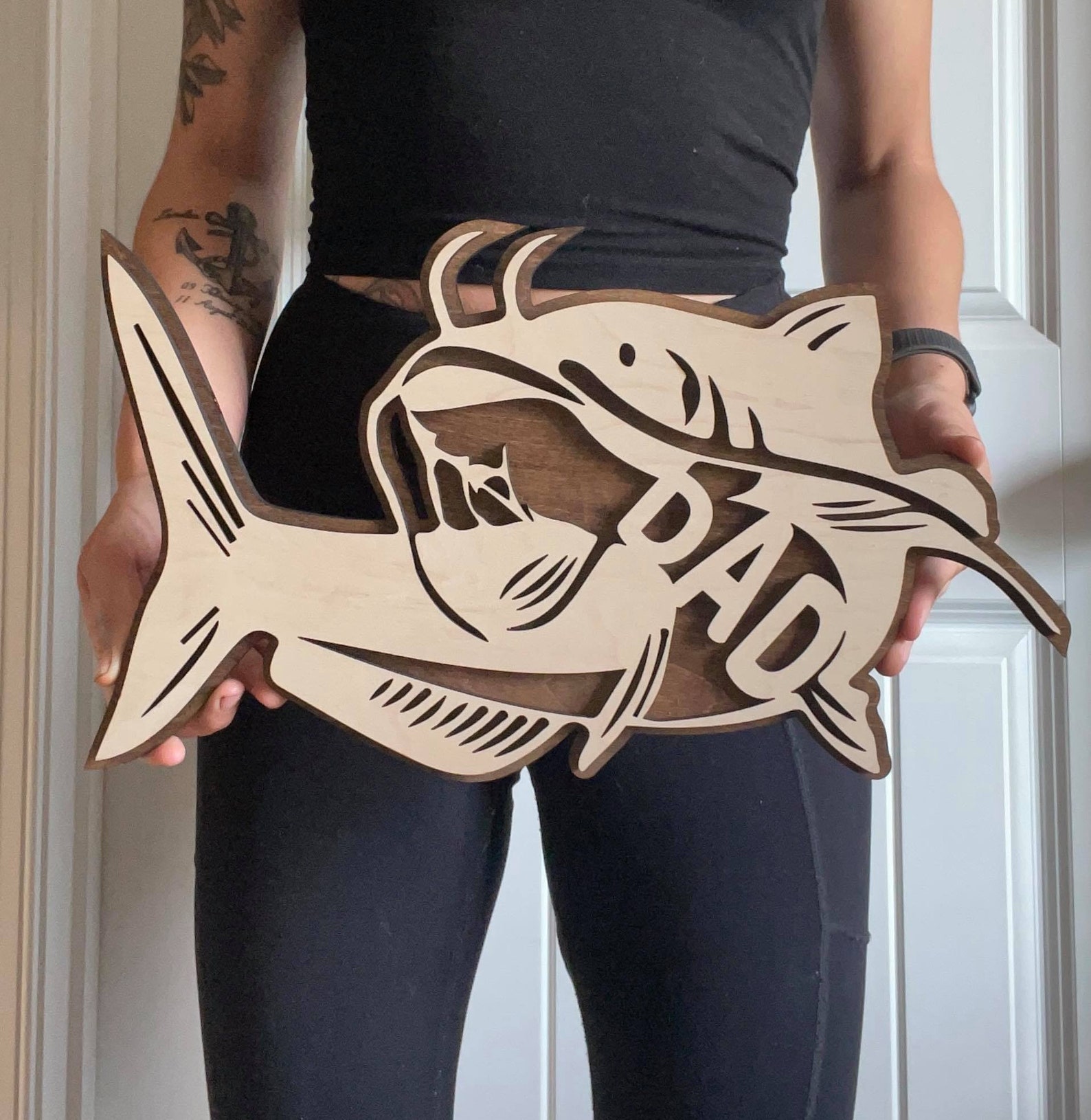 Catfish Father's Day Sign-dad-grandpa-uncle-papa-blank One for ...