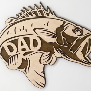 Bass Father's Day Sign-dad-grandpa-uncle-papa-blank One for ...