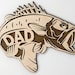 Bass Father's Day Sign-dad-grandpa-uncle-papa-blank One for ...
