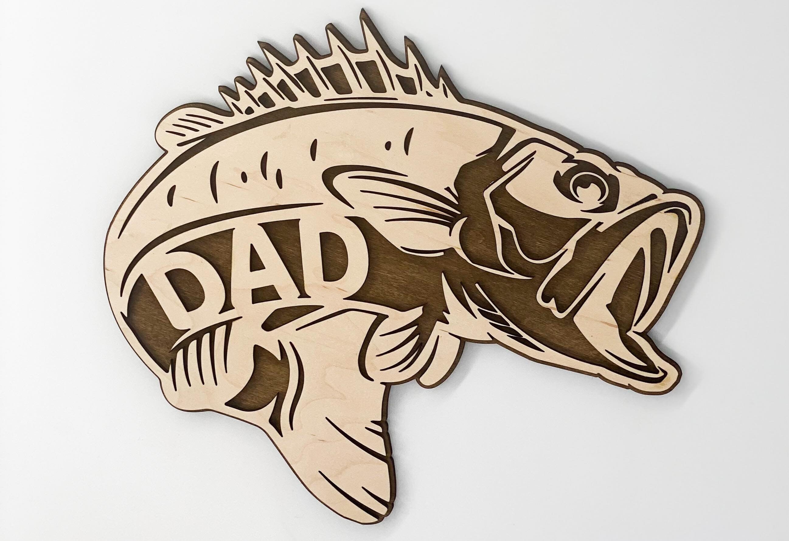 Bass Father's Day Sign-dad-grandpa-uncle-papa-blank One - Etsy Canada