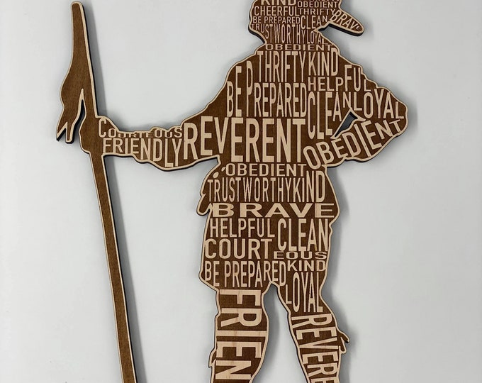 Scout Word Cluster-multi Words-engrave-scout-digital Download-glowforge ...