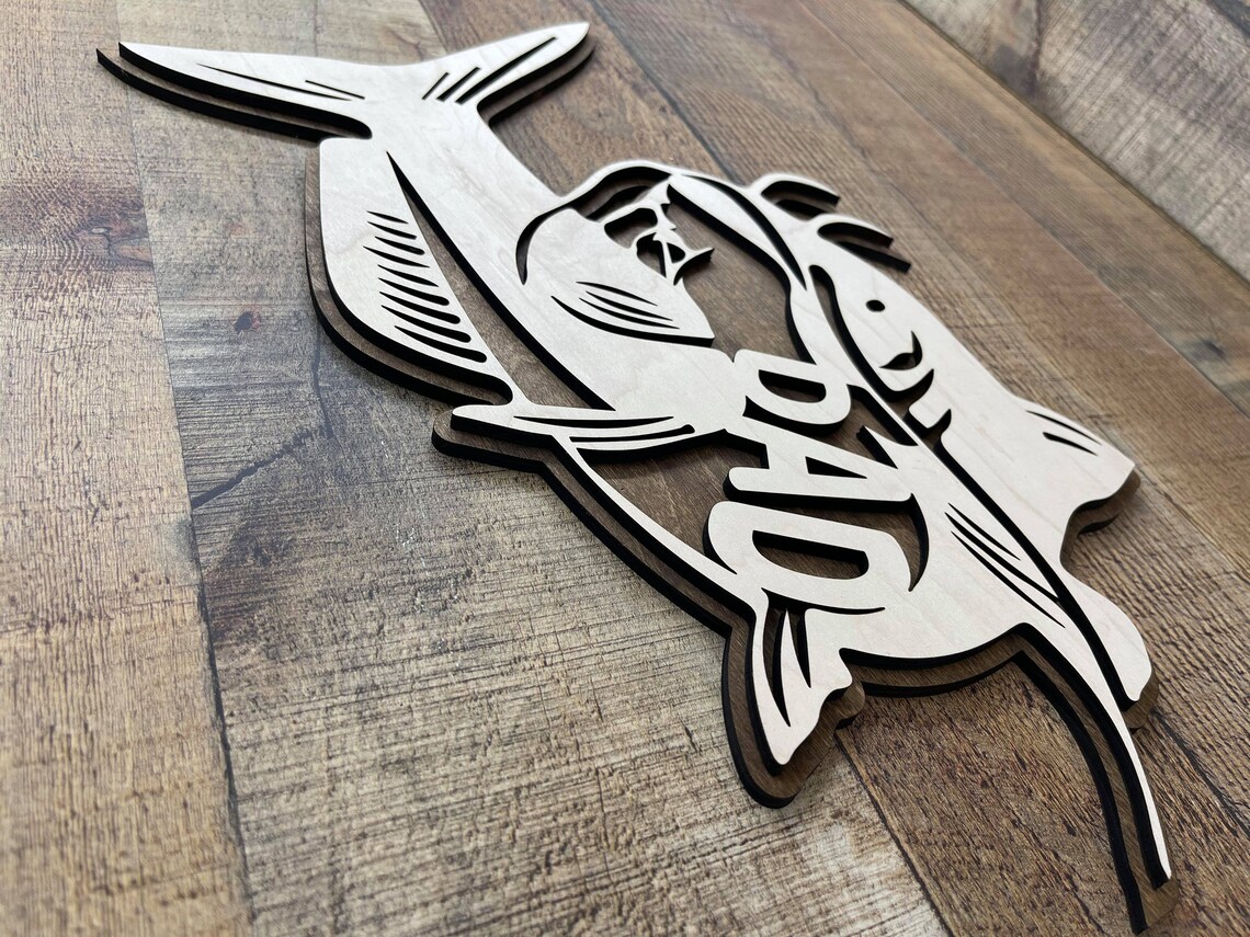 Catfish Father's Day Sign-dad-grandpa-uncle-papa-blank One - Etsy