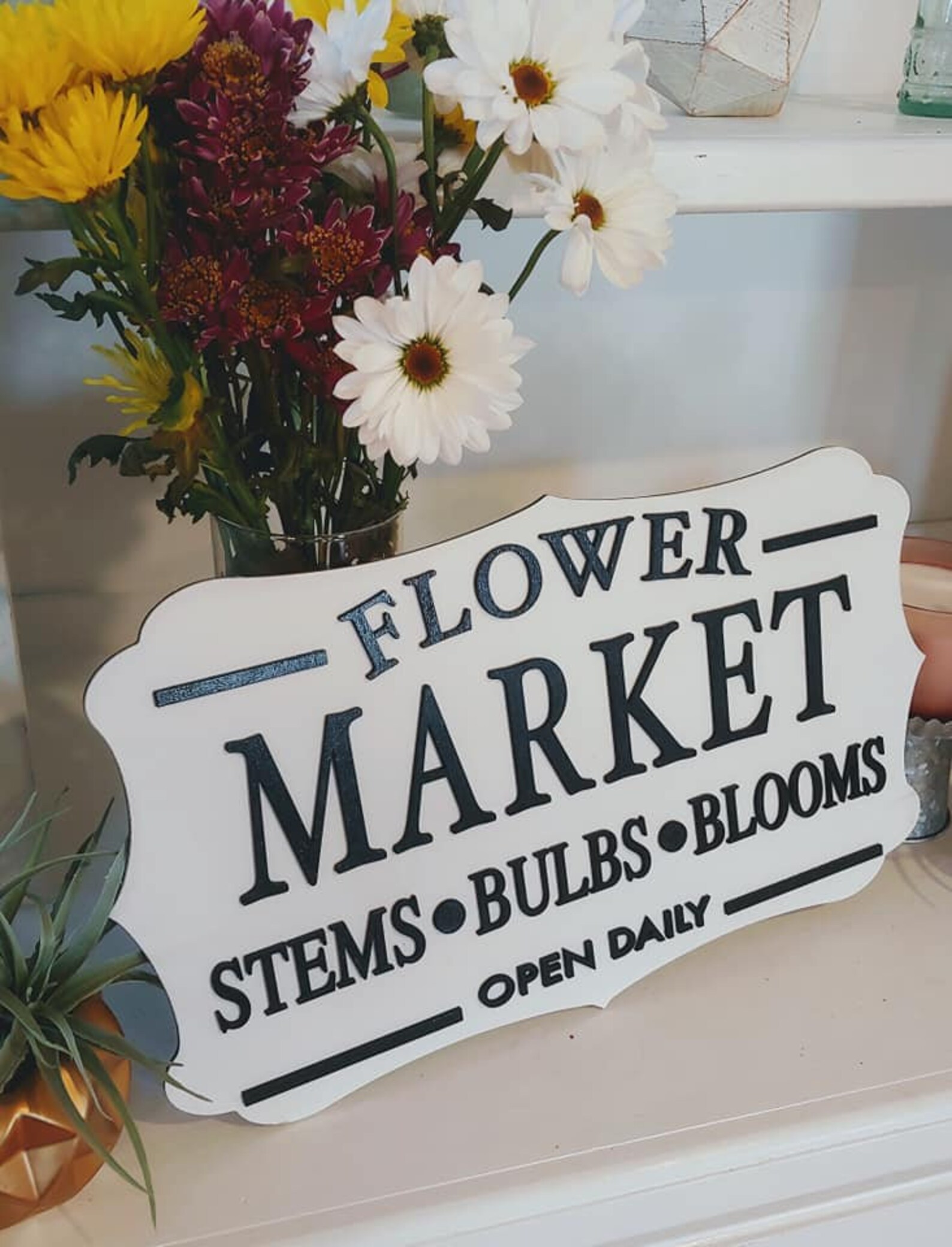 Flower Market-spring-sign-farmhouse-digital | Etsy