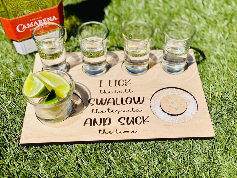 Tequila Shot Board 2.0-digital Download-glowforge-laser-svg - Etsy