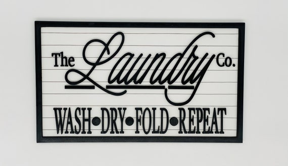 Laundry Sign With - Etsy