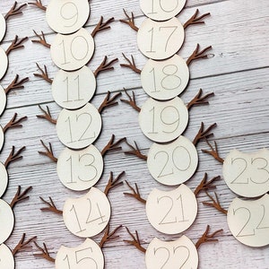 Snowman Snow Globe Interchangeable Christmas Countdown Sign-w/stand ...