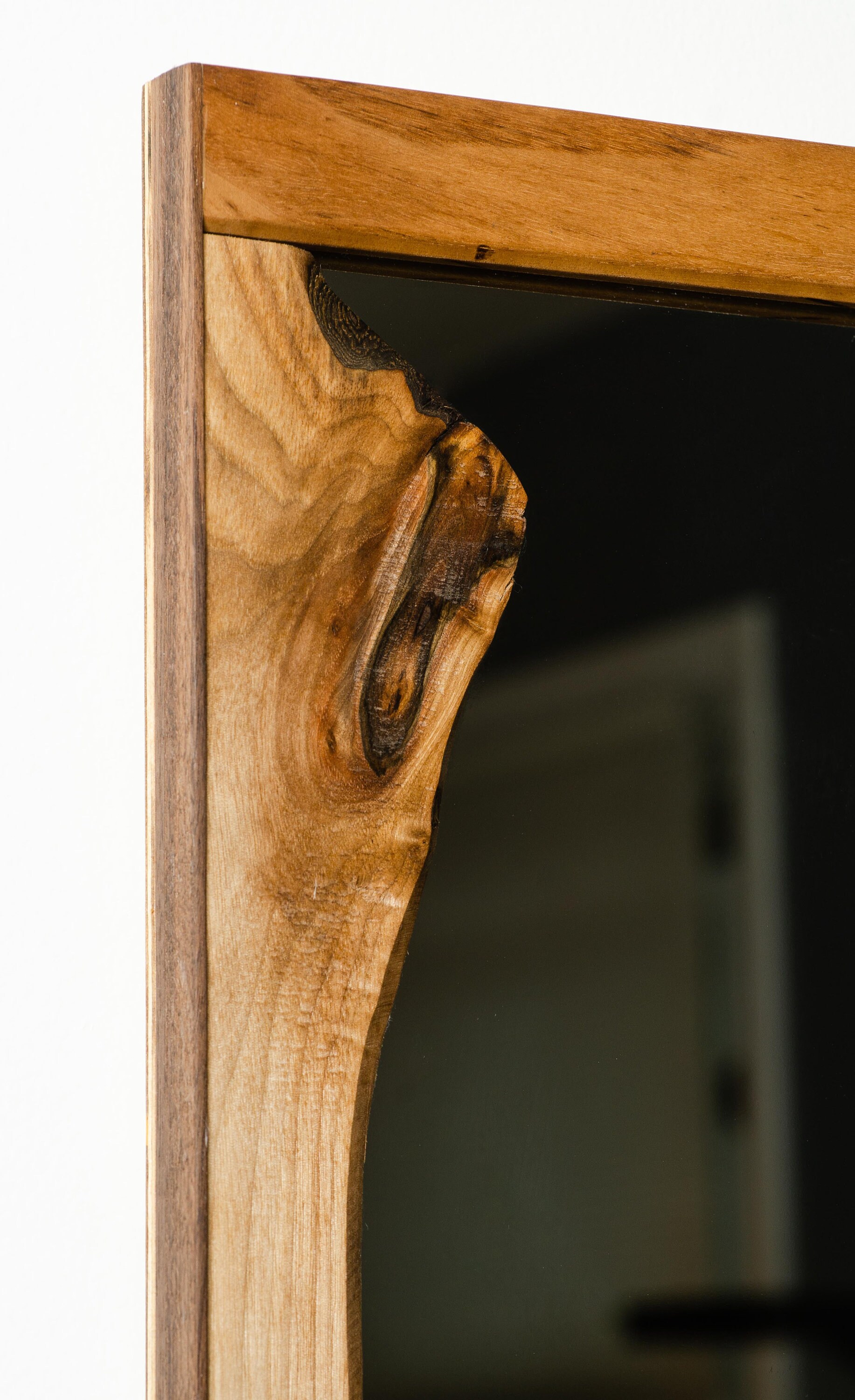Live Edge Walnut Mirror - 2 - Etsy