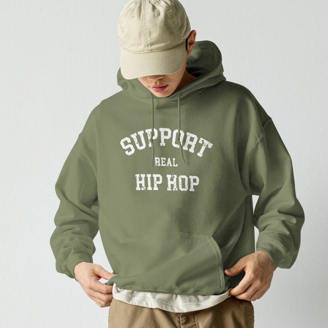 Support Real Hip Hop Hoodie, Real Rap Hoodie, Hip Hop Head Hoodie, Hip ...