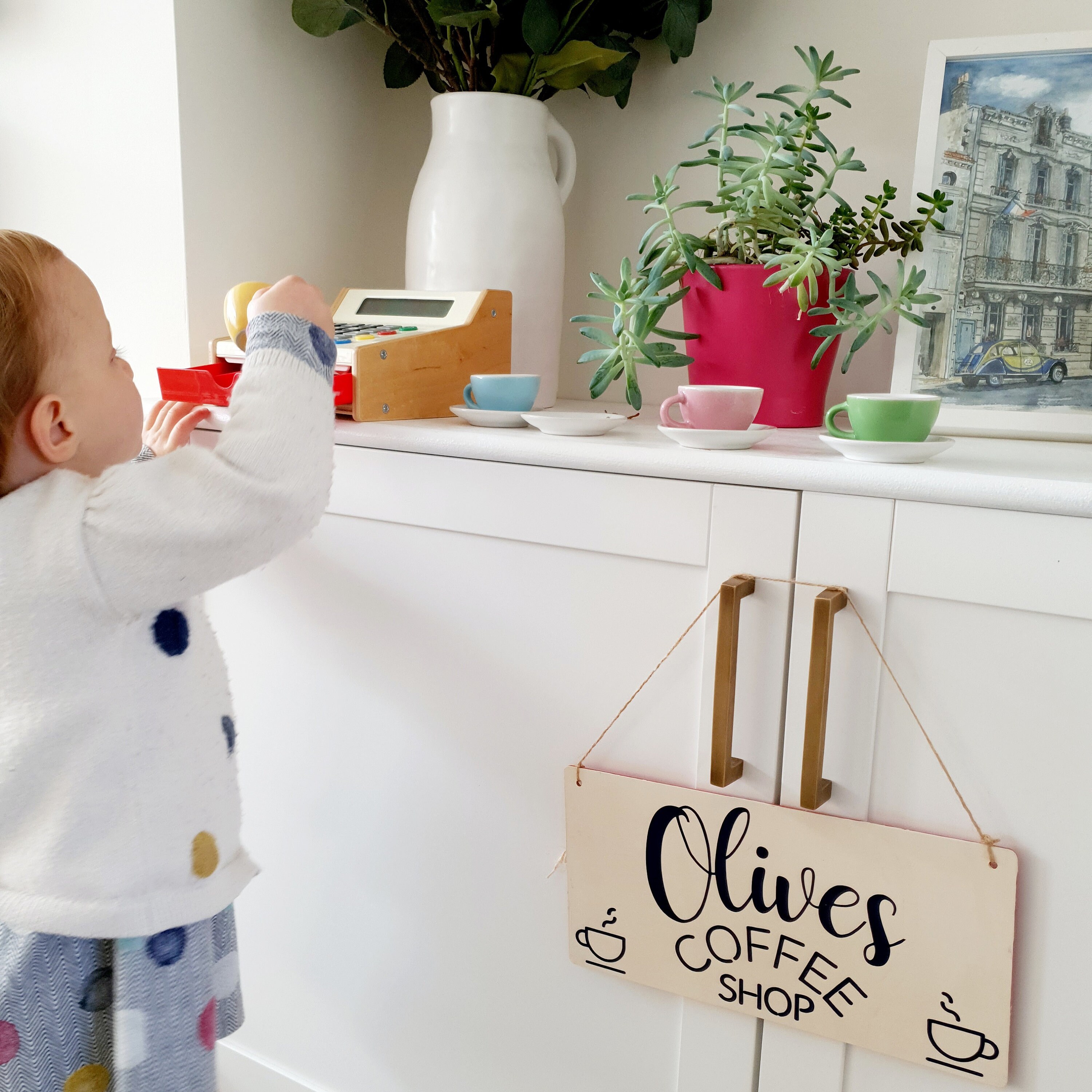 Childrens Playroom Sign / Pretend Shop Sign / Make Believe Birthday ...