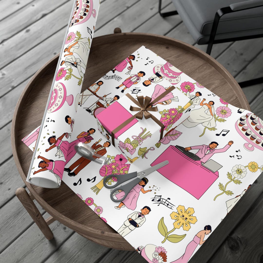 Gift Wrap Papers - Mexican Themed Wedding Paper, Happy and Festive ...
