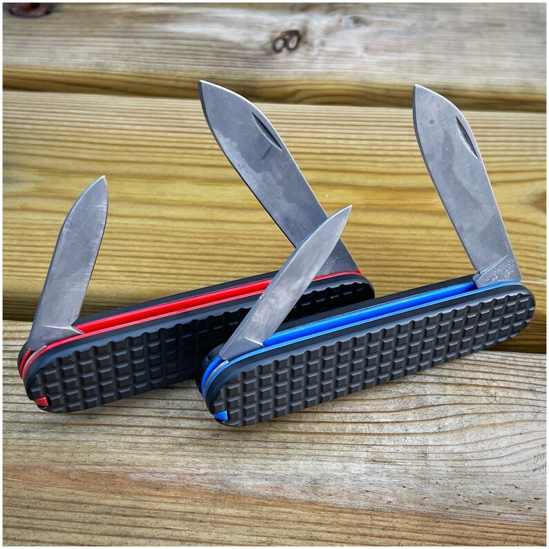 Custom Modified Victorinox SAK With Black Ceracoated Titanium Scales ...